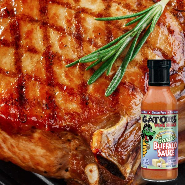 Gators Wing Shack - Garlic Buffalo Sauce - 11.9 oz Bottle - Gourmet Kitchn