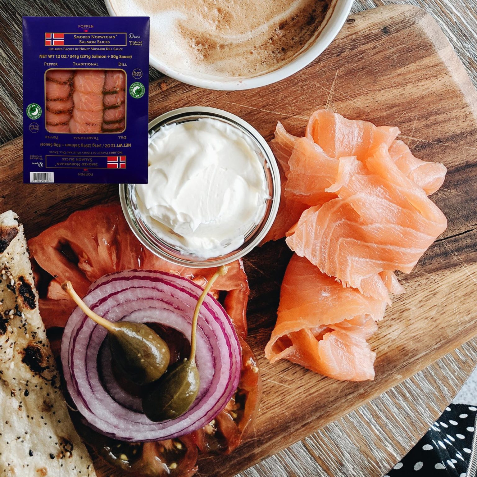 Foppen - Norwegian Traditional, Dill, and Pepper Smoked Salmon Slices ...