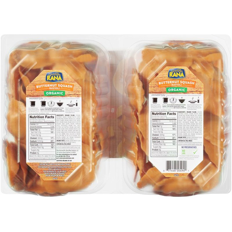Rana - Butternut Squash Ravioli, 34 oz - Serves about 9 - Gourmet Kitchn