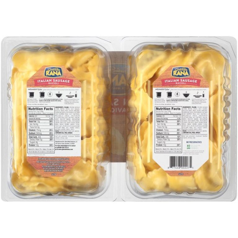 Rana - Italian Sausage Ravioli, 36 oz - Serves about 10 - Gourmet Kitchn