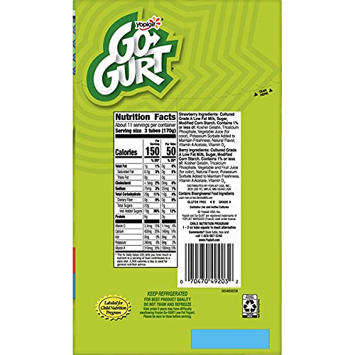 Go-Gurt - Yogurt Tubes (32 Count Each Box) - Gourmet Kitchn