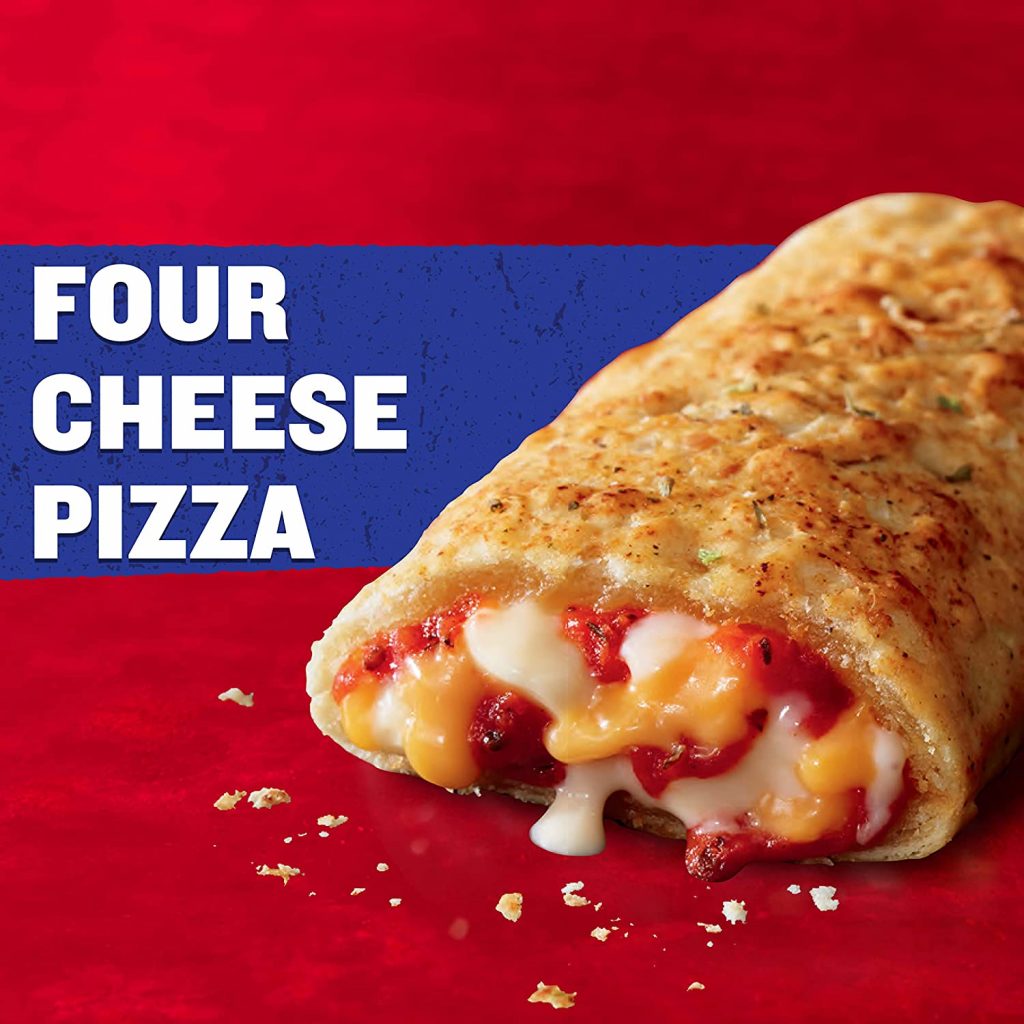 Hot Pockets Four Cheese Pizza Parmesan, Cheddar, Provolone and ...